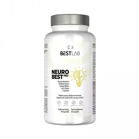 BestLab NeuroBest PRO Wsparcie Mózgu 60 kapsułek - sklep Minti Shop