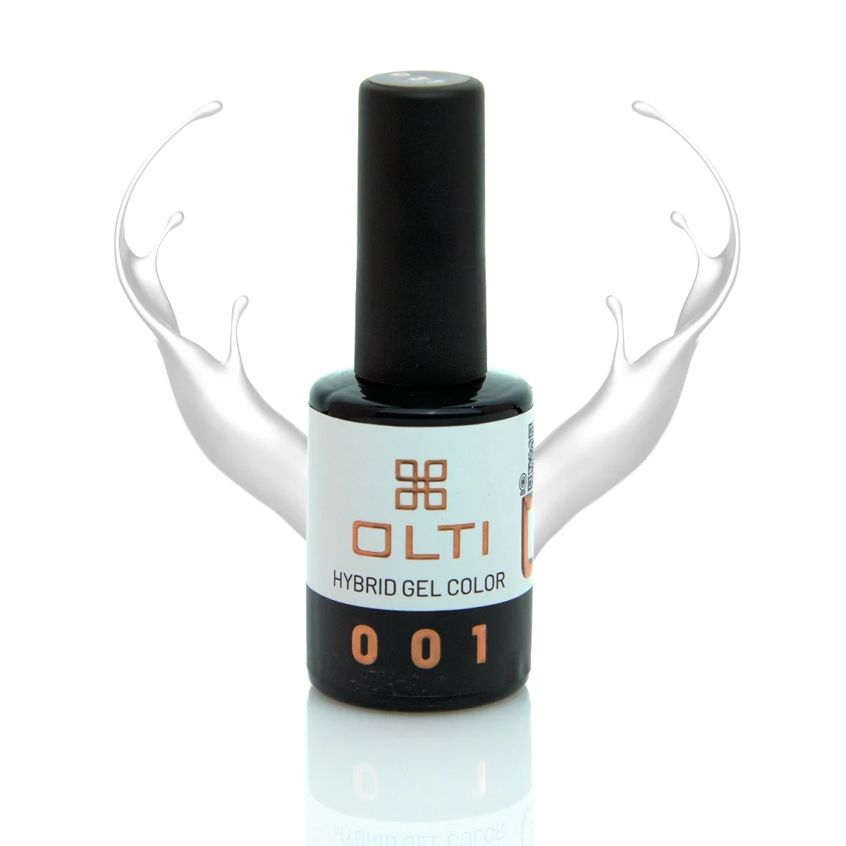 Olti Lakier Hybrydowy 001 Max White - sklep Minti Shop