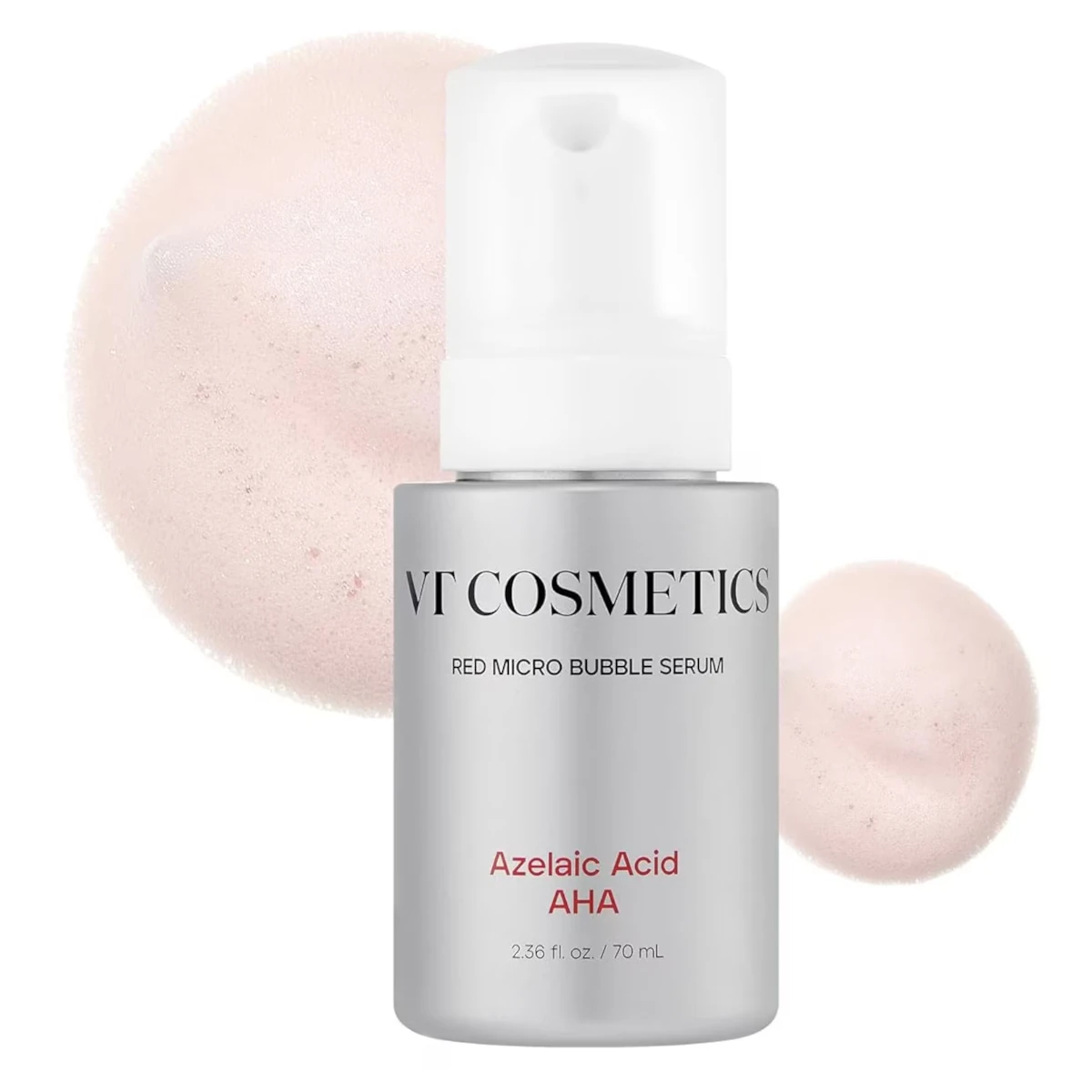 VT Cosmetics Micro Bubble Red Serum Azelaic Acid AHA - mikrobąbelkowe ...