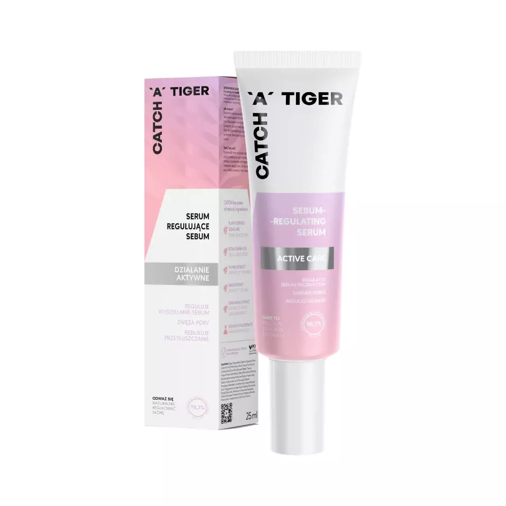 Catch A Tiger Serum regulujące sebum, 25 ml - sklep Minti Shop