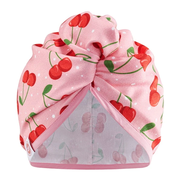 Mexmo Turban bambusowy do włosów Cherry - szybkoschnący, antybakteryjny ...