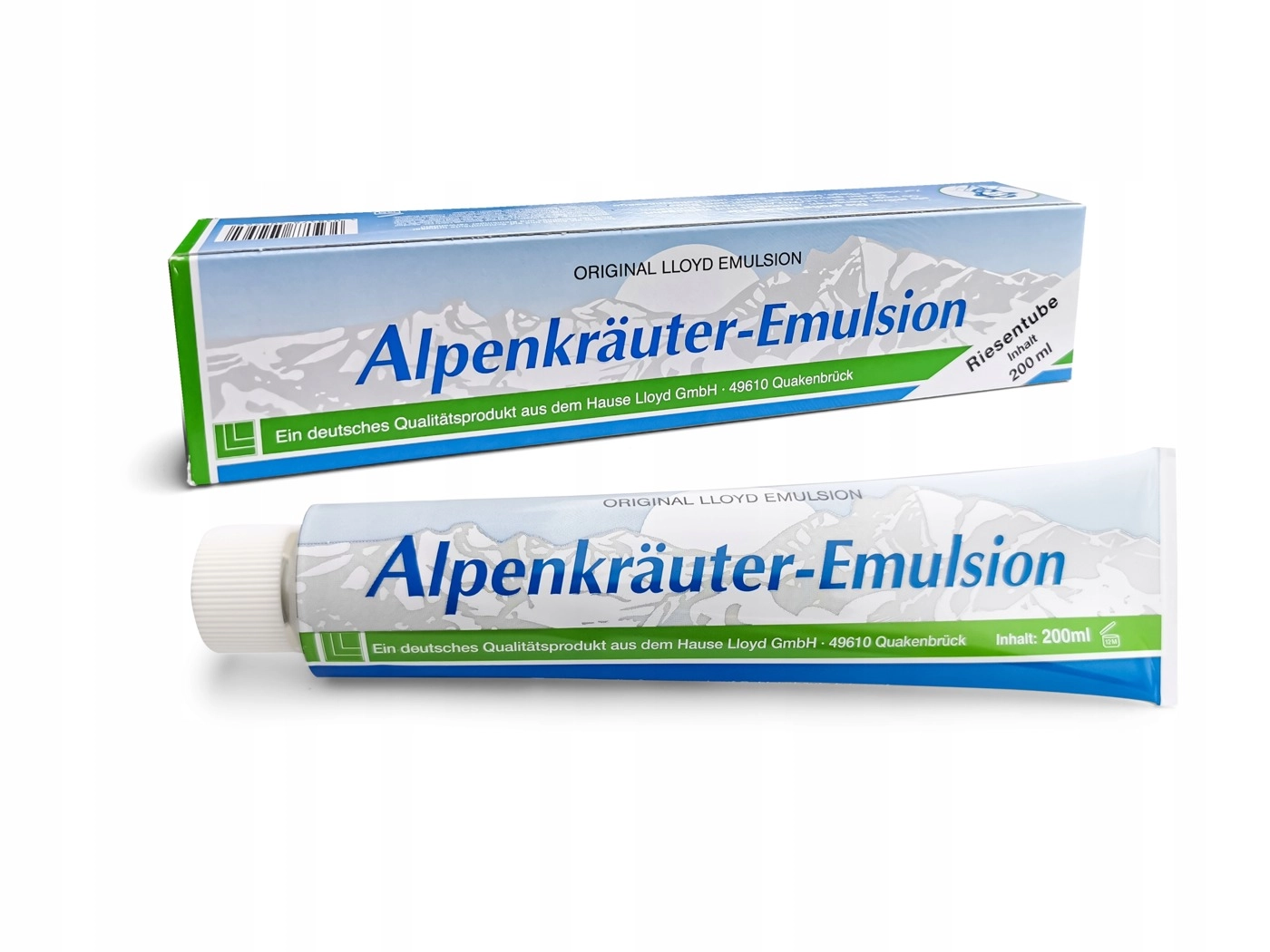 LLOYD Alpenkrauter Emulsion Ziołowa maść przeciwbólowa (zielona) 200ml ...