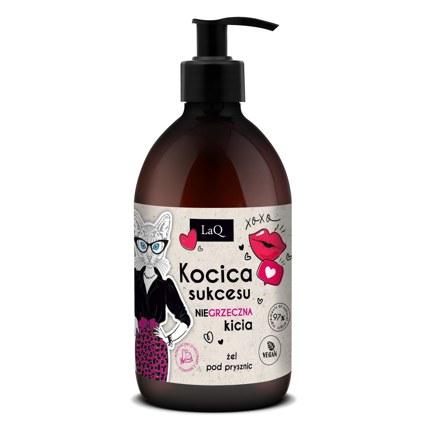 LaQ Magnolia Kocica sukcesu żel pod prysznic 500ml - sklep Minti Shop