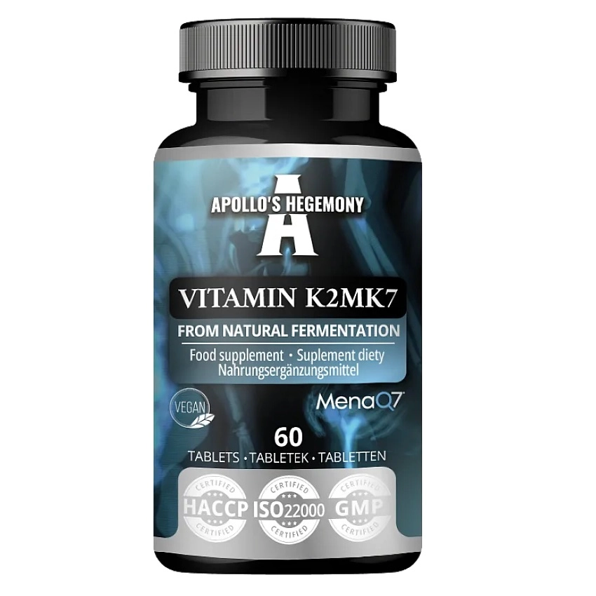Apollo's Hegemony Vitamin K2 MK7 suplement diety 60 tabletek - sklep ...
