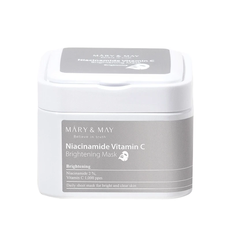 Mary&May Niacinamide Vitamin C Brightening Mask Zestaw Rozjaśniających ...