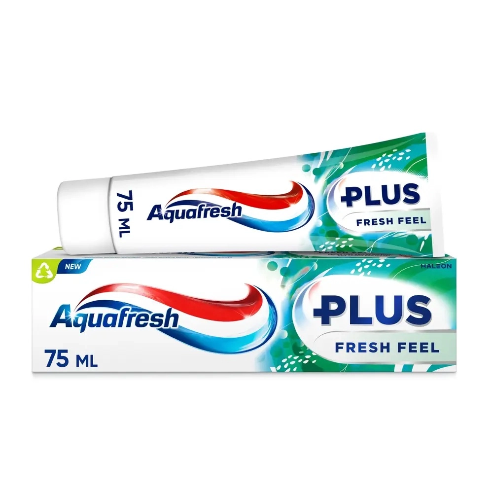 Aquafresh Plus Fresh Feel pasta do zębów z fluorkiem 75ml - sklep Minti ...