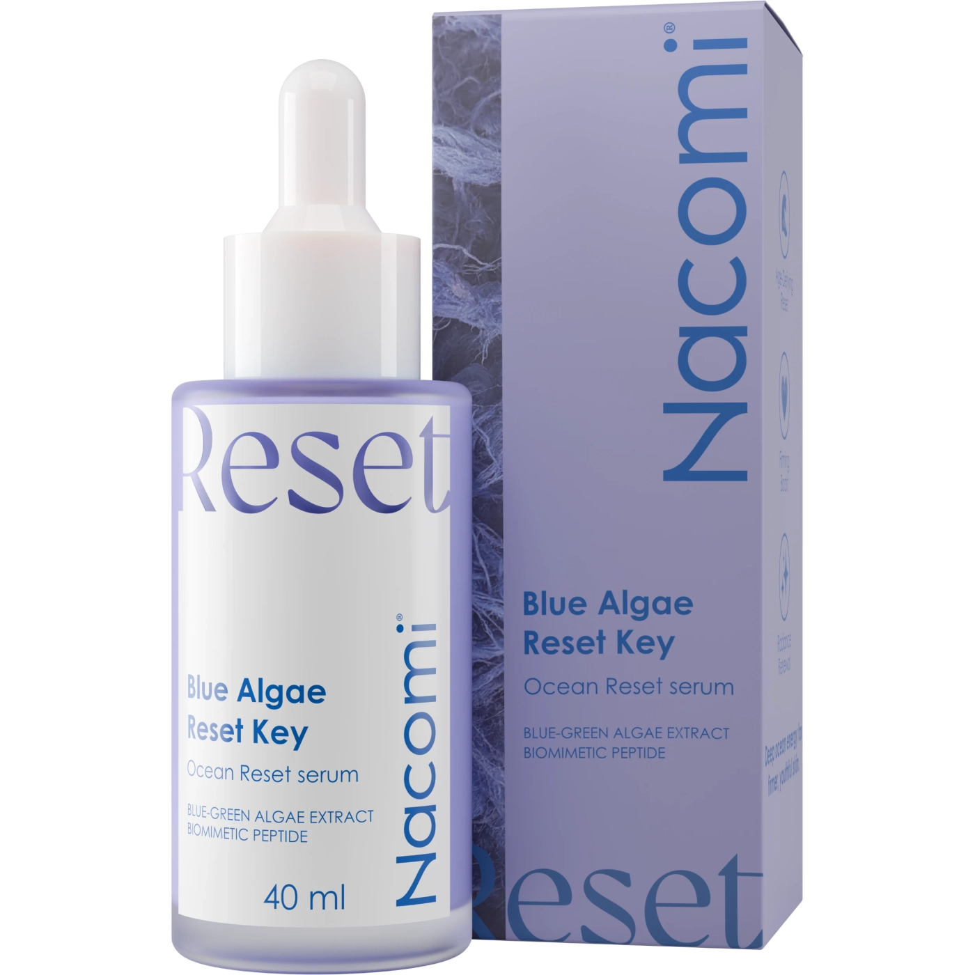 Nacomi Blue Algae Reset Key Renewal Serum - serum odnawiające z ...