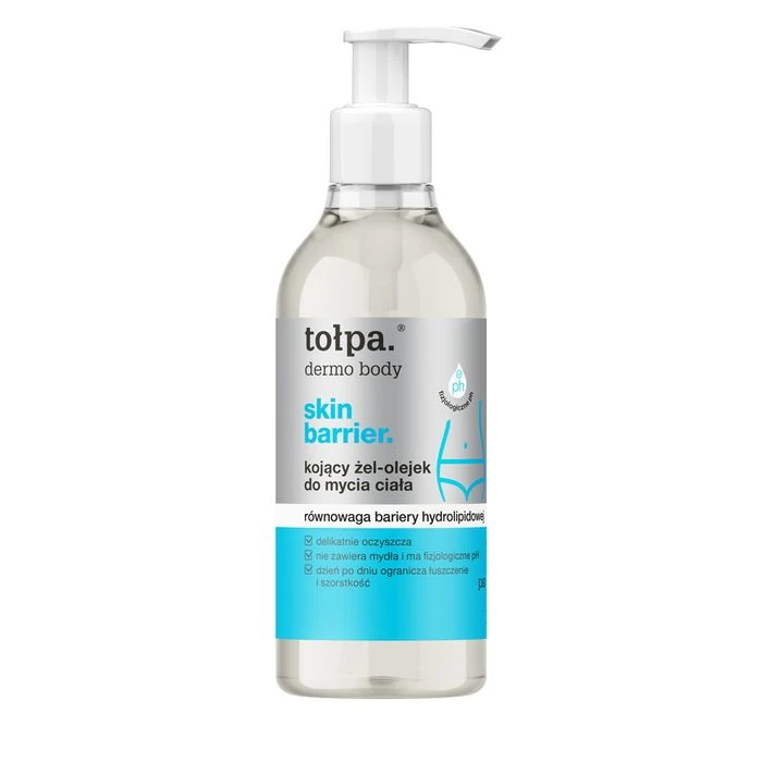 tołpa. DERMO BODY SKIN BARRIER kojący żel-olejek do mycia ciała ...