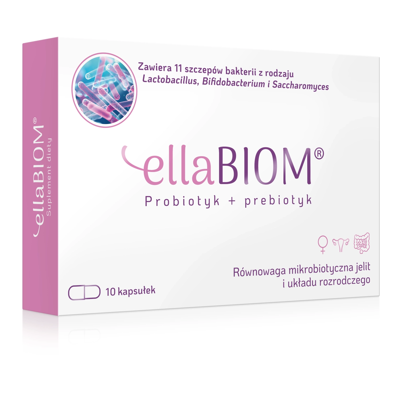 ellaBIOM Probiotyk + prebiotyk 10 kapsułek - sklep Minti Shop